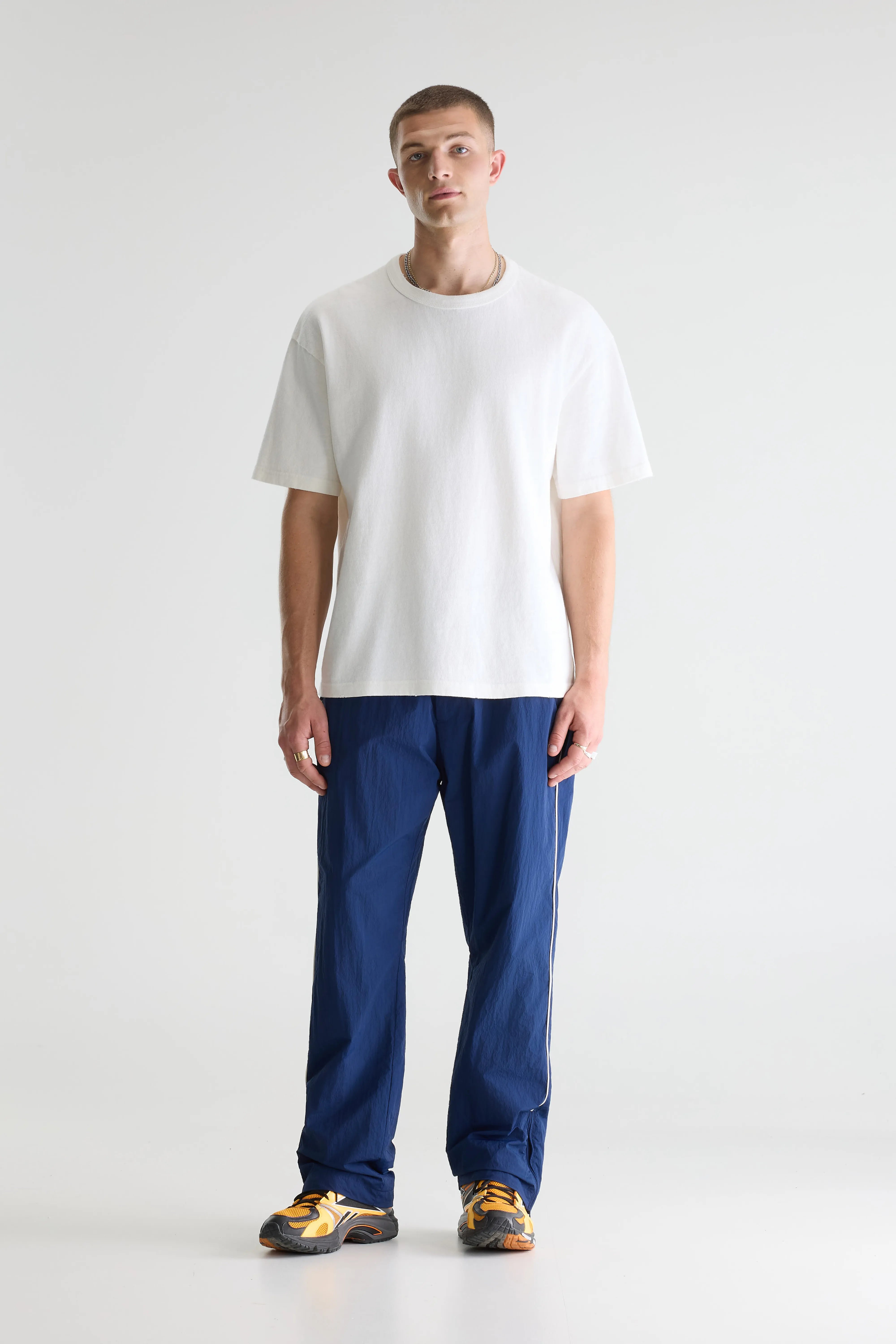 Relaxed short sleeve off-white t-shirt for men | Bellerose