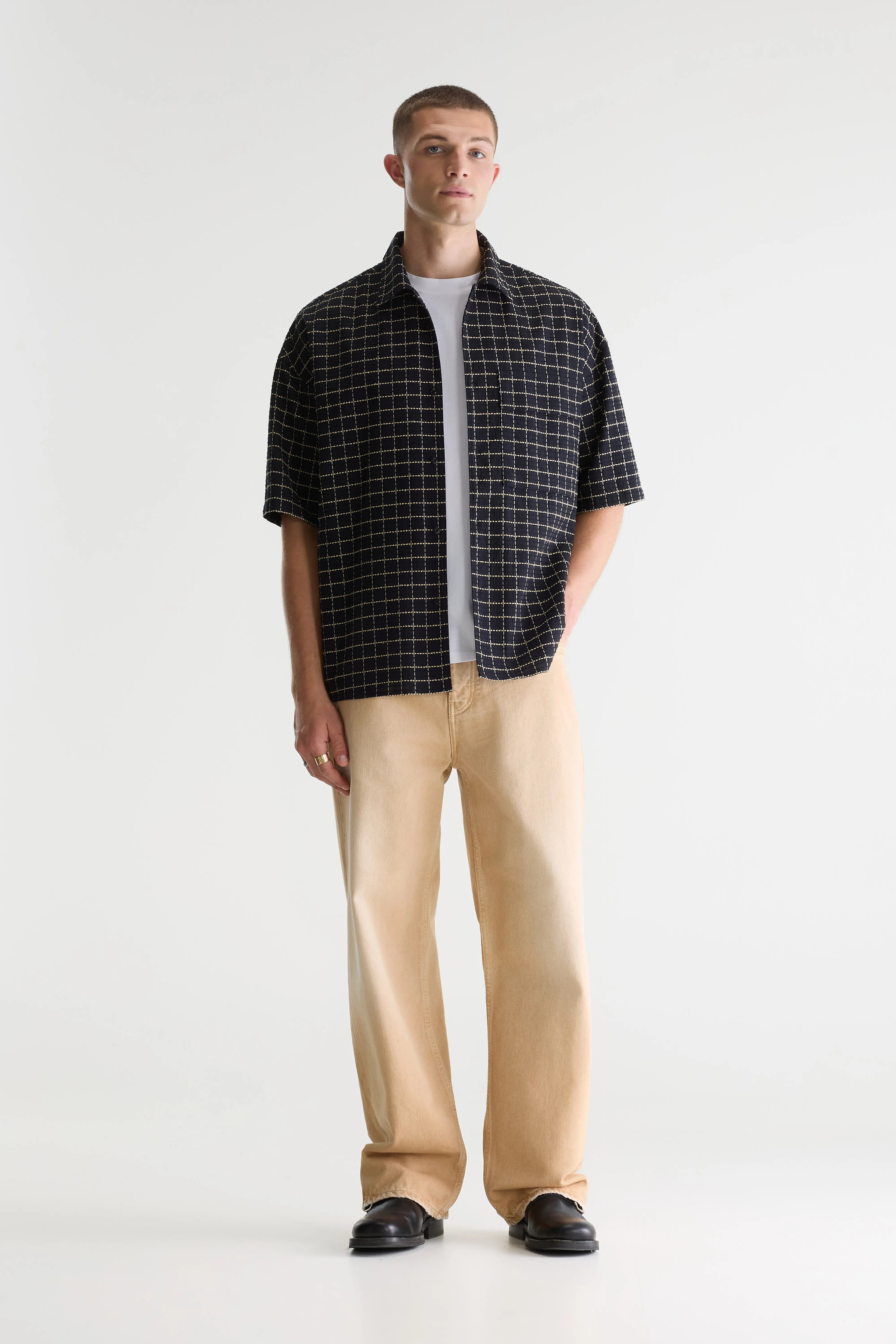 Boxy-fit short sleeve shirt for men | Bellerose