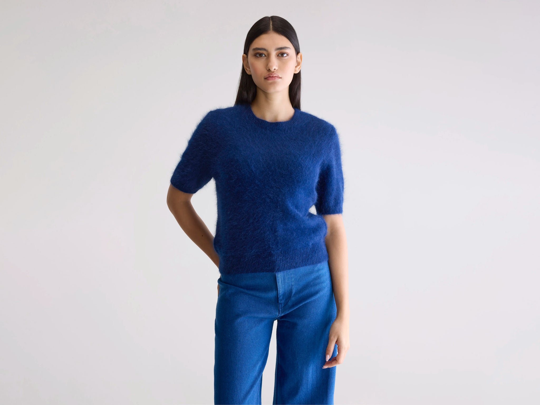 Soft blue sweater for women | Bellerose