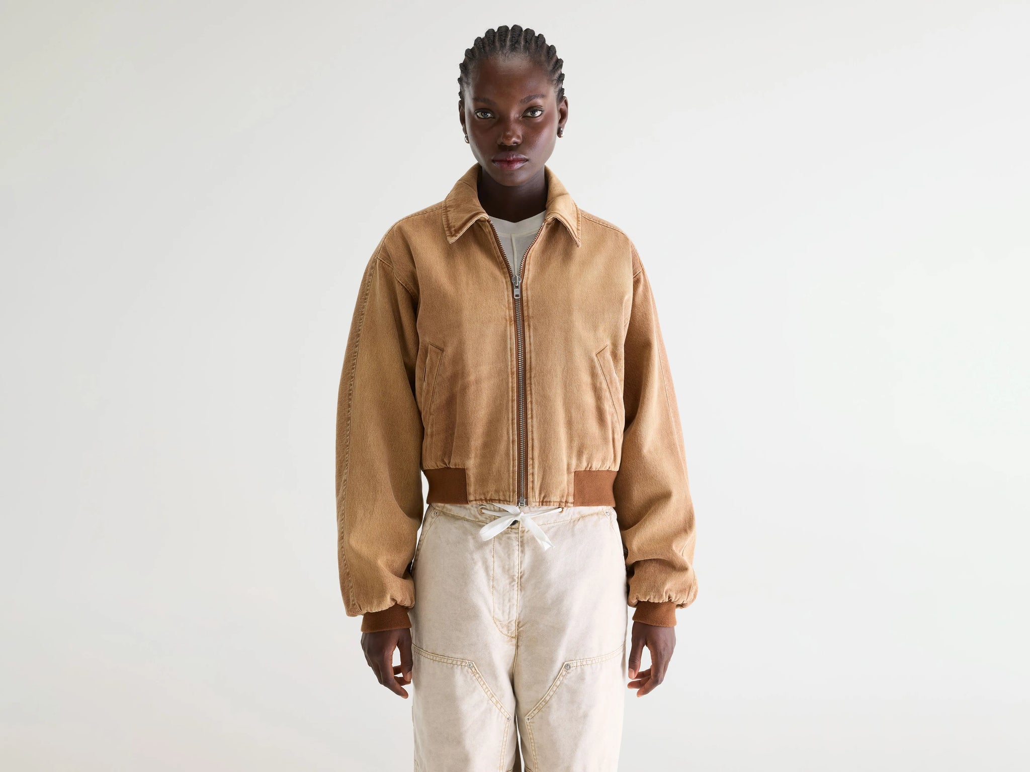 Women's camel-brown relaxed denim jacket | Bellerose